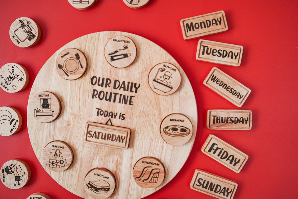 Daily Routine Circle – Finders Nest